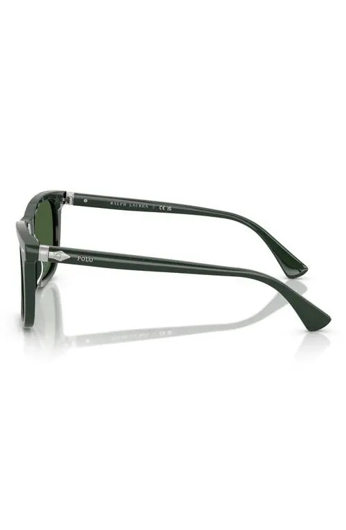 Polo Ralph Lauren Ralph Ralph Lauren 55mm Square Sunglasses - Green