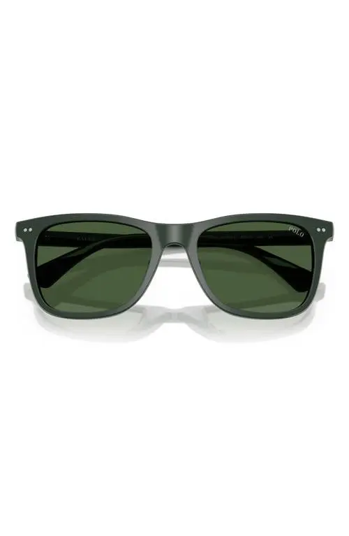 Polo Ralph Lauren Ralph Ralph Lauren 55mm Square Sunglasses - Green
