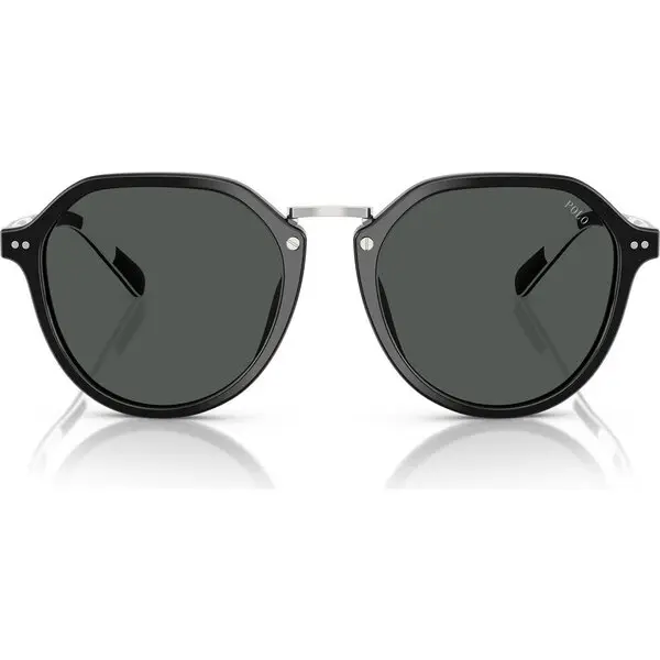 Polo Ralph Lauren Ralph Ralph Lauren 53mm Phantos Sunglasses - Shiny Black