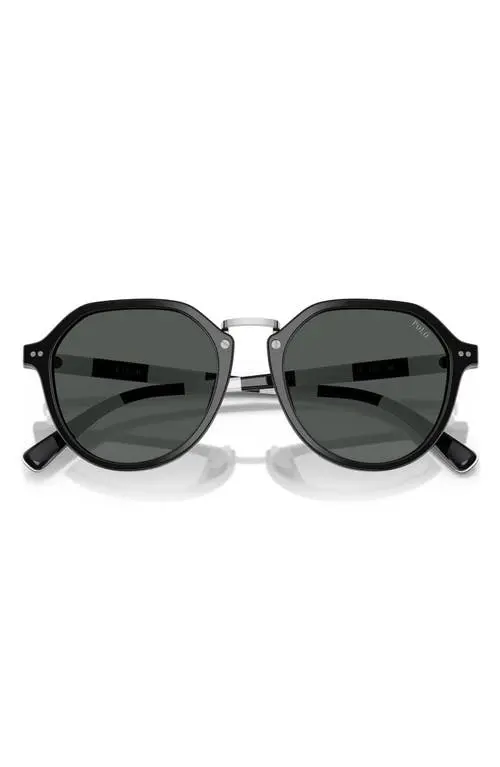 Polo Ralph Lauren Ralph Ralph Lauren 53mm Phantos Sunglasses - Shiny Black