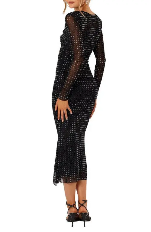 PETAL & PUP Salvatore Long Sleeve Midi Dress