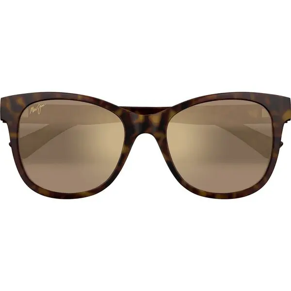 Maui Jim Kioppa Cat Eye Sunglasses - Matte Dark Havana