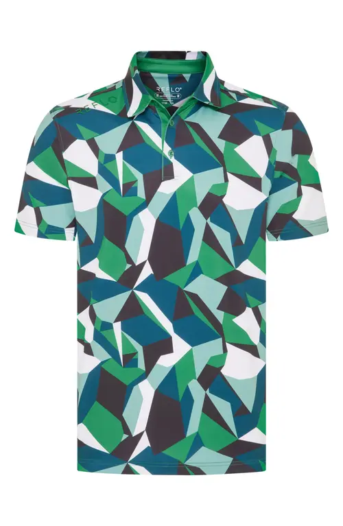 REFLO Tagus Performance Sustainable Polo - Warm Green