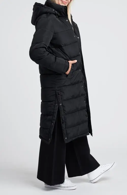 Universal Standard Hooded Long Puffer Coat