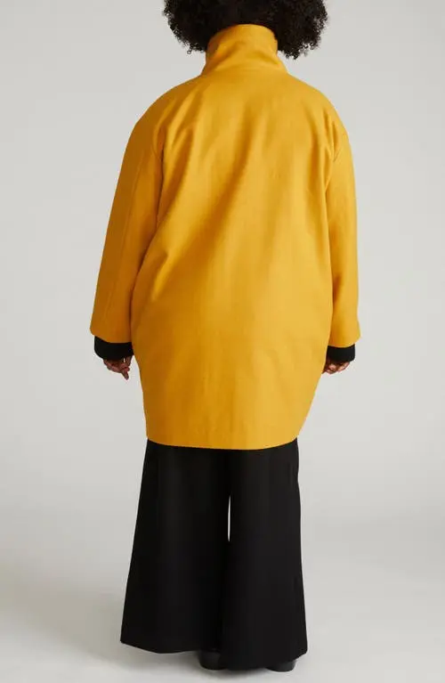 Universal Standard Marlo Coat - Mustard Yellow