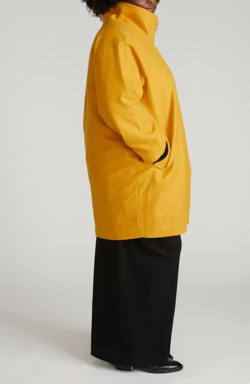 Universal Standard Marlo Coat - Mustard Yellow