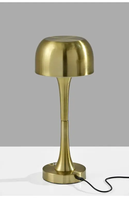 ADESSO Jimmy Cordless Led Lamp - Antique Brass