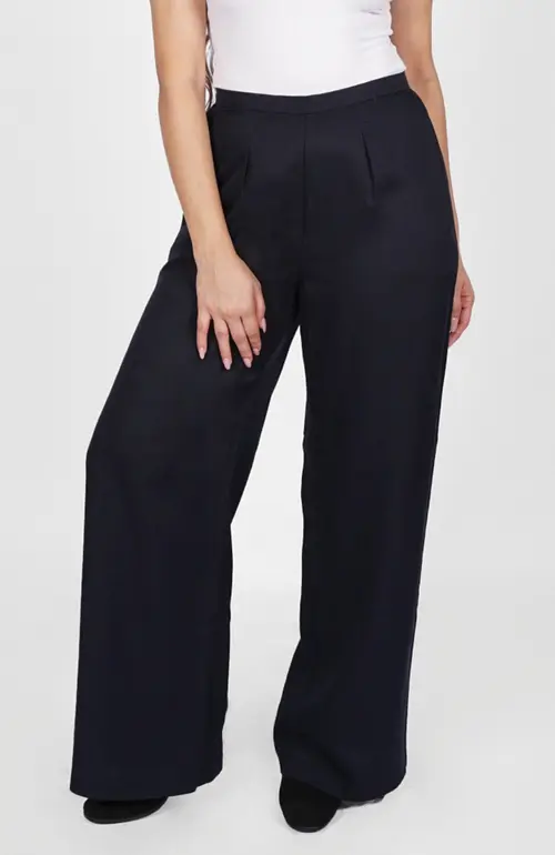 AAM THE LABEL Wide Leg Pant - Black