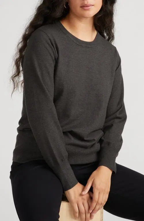 Universal Standard Crewneck Sweater - Graphite