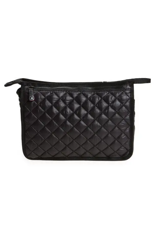 Mz Wallace Metro Quilted Nylon Clutch