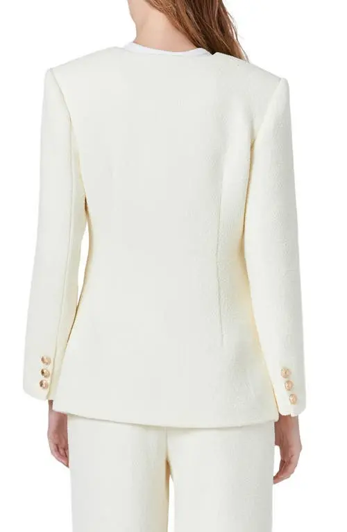 Endless Rose Tweed Jacket - Cream