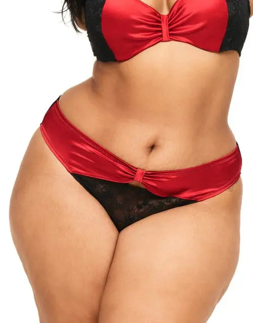 ADORE ME Eira Bikini Panties - Dark Red