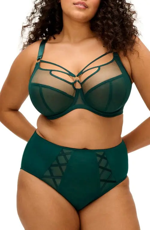 Elomi Sachi Full Coverage Briefs - Deep Emerald