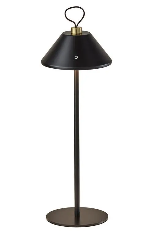 ADESSO Danny Cordless Led Lamp - Black / Antique Brass