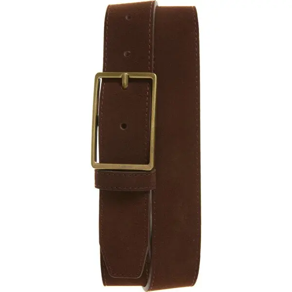 Nordstrom Easton Suede Belt - Brown