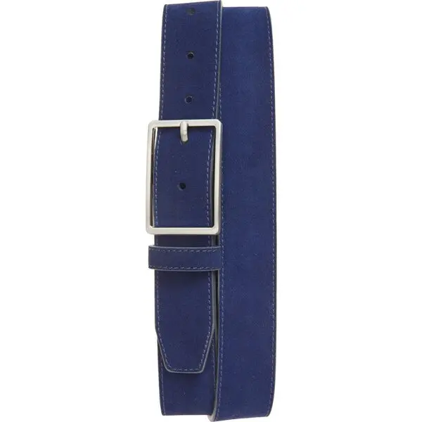 Nordstrom Easton Suede Belt - Navy