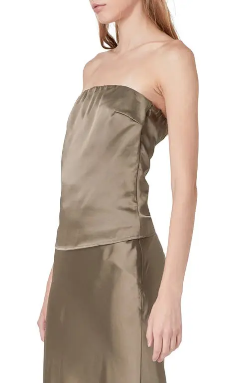 Endless Rose Strapless Satin Top