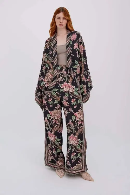 RAISHMA Hallie Kimono - Black
