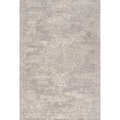 JONATHAN Y Alhambra Ornate Medallion Modern Area Rug - Ivory