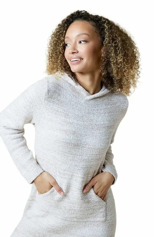 SOFTIES Heather Marshmallow Hooded Lounger - Heather Coco