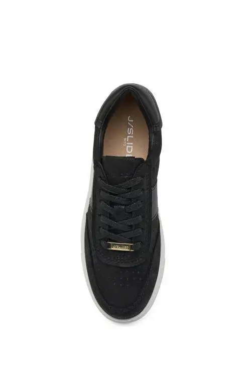 J/SLIDES NYC Tinsley Sneaker - Metllic Black