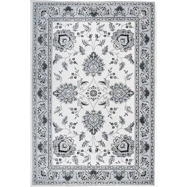 JONATHAN Y Cherie French Cottage Area Rug - Cream/light Gray