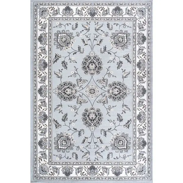 JONATHAN Y Cherie French Cottage Area Rug - Light Gray/cream