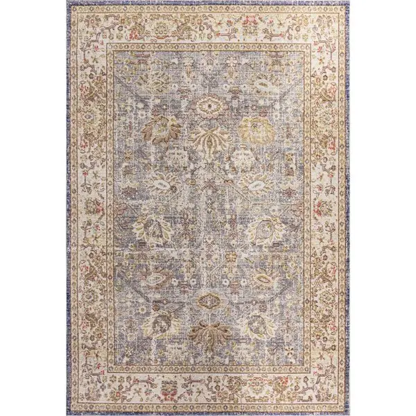 JONATHAN Y Alba Modern Faded Peshawar Area Rug - Gray/ivory