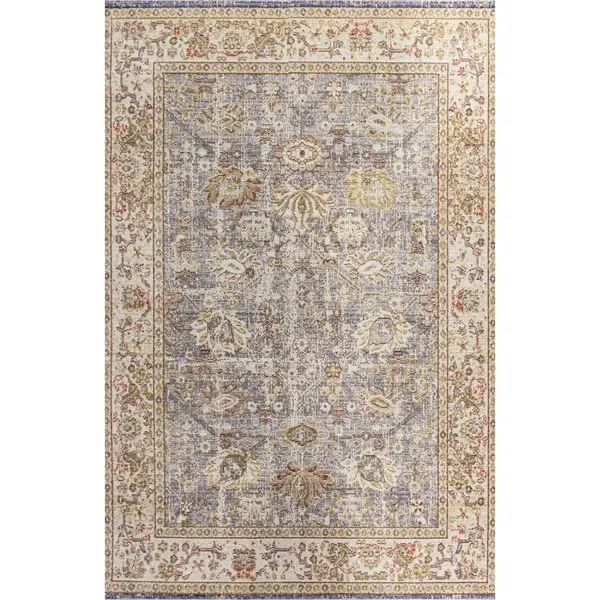 JONATHAN Y Alba Modern Faded Peshawar Area Rug - Gray/ivory