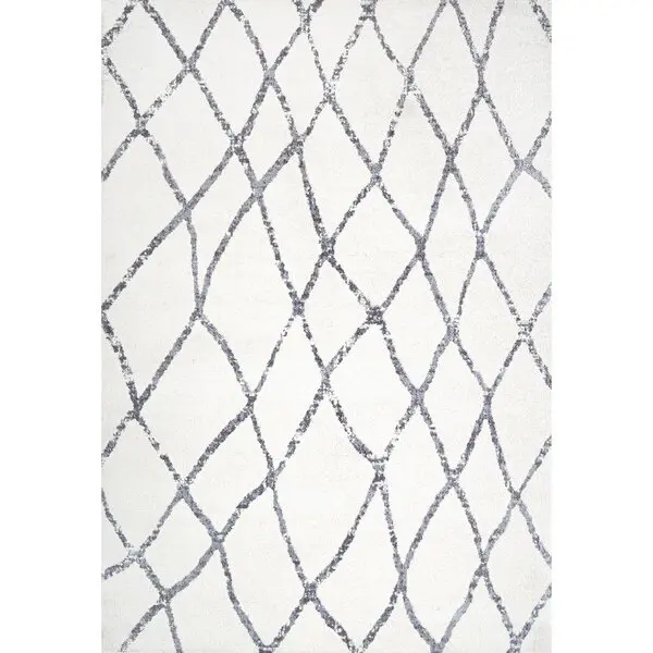 JONATHAN Y Illi Moroccan Diamond Trellis Area Rug