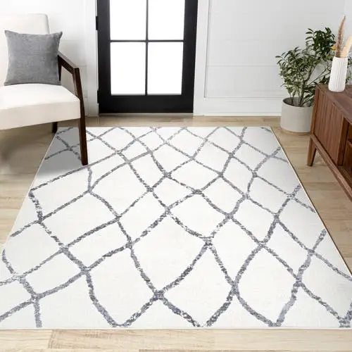 JONATHAN Y Illi Moroccan Diamond Trellis Area Rug