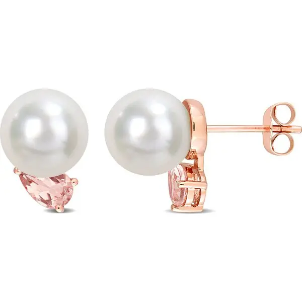 JULIANNA B. Pearl And Earrings - Morganite