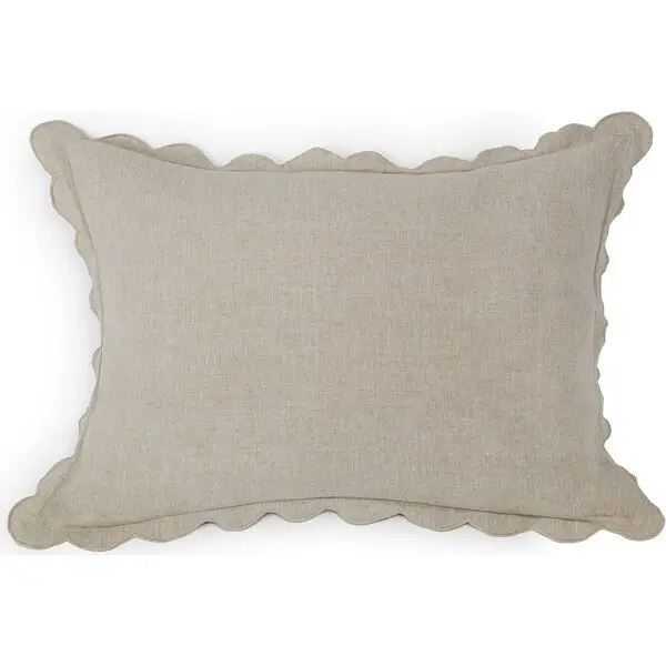 POM POM AT HOME Kelly Linen Sham - Flax/flax