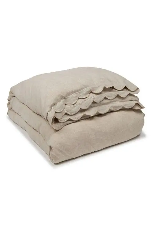 POM POM AT HOME Kelly Linen Duvet Cover - Flax/flax