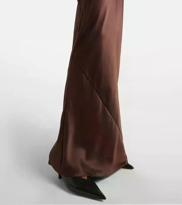 SIR THE LABEL Sir Lush Beaded Silk Satin Slip Dress