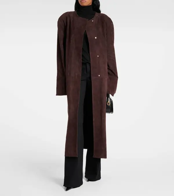 Stouls Leather Trench Coat