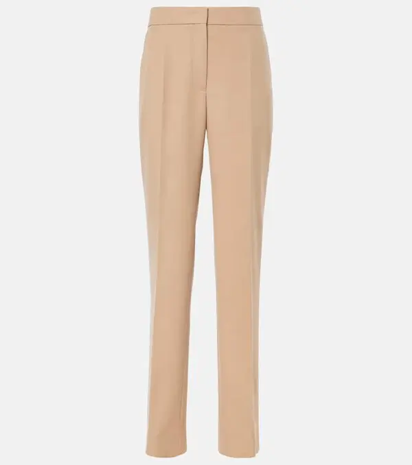 JIL SANDER Slim Fit Wool Trousers
