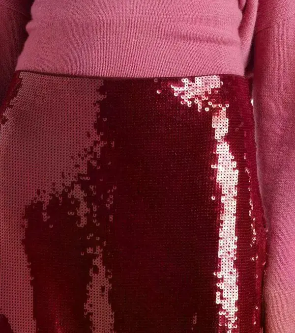 Veronica Beard Koa Sequined Pencil Skirt