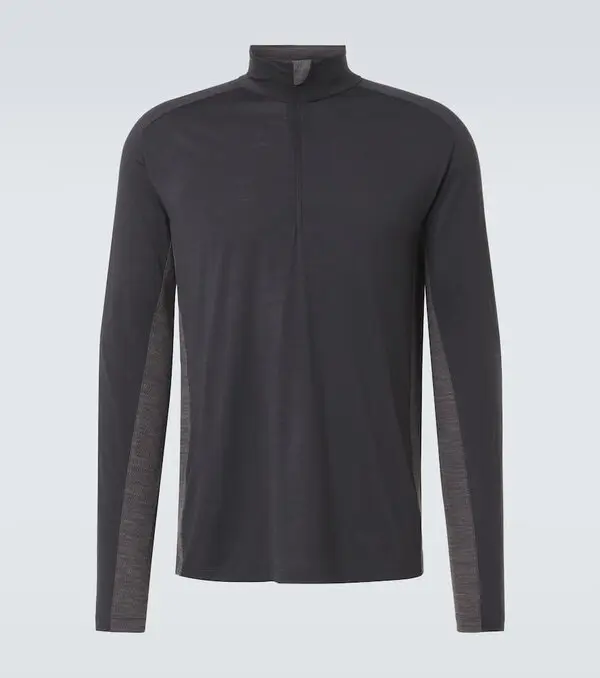 Sease Runner Virgin Wool Half-zip Sweater