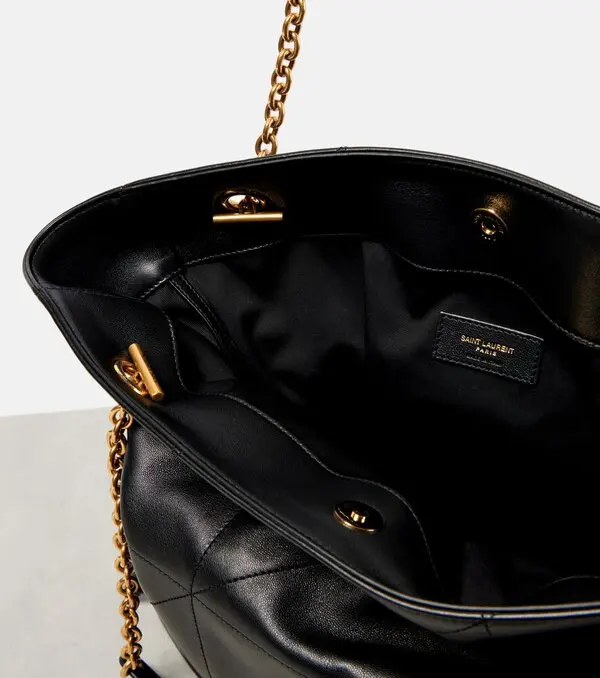 Saint Laurent Jamie Shopping Medium Leather Tote - Black