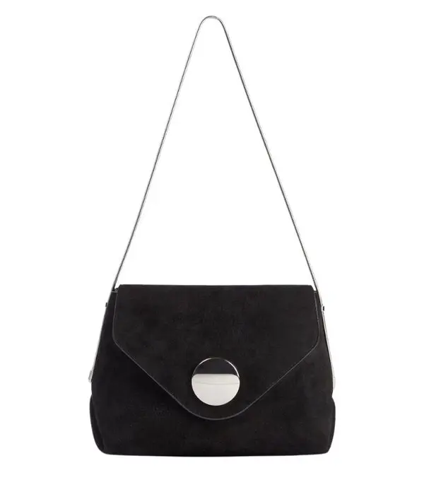 Khaite Bobbi Suede Shoulder Bag
