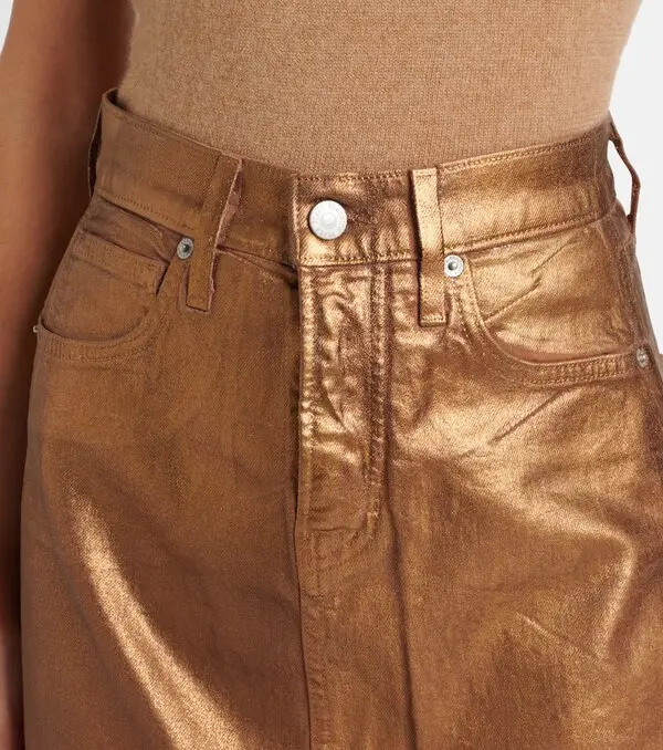 Victoria Beckham Denim Midi Skirt