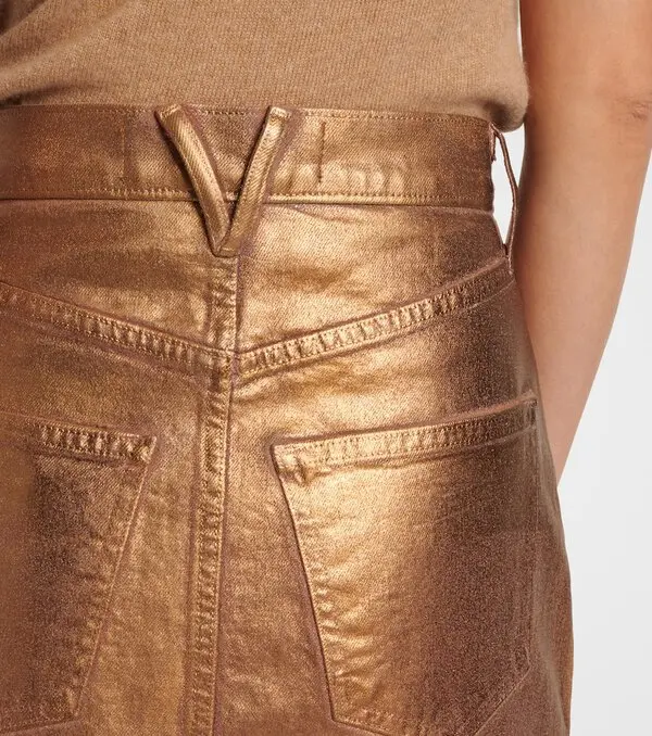 Victoria Beckham Denim Midi Skirt