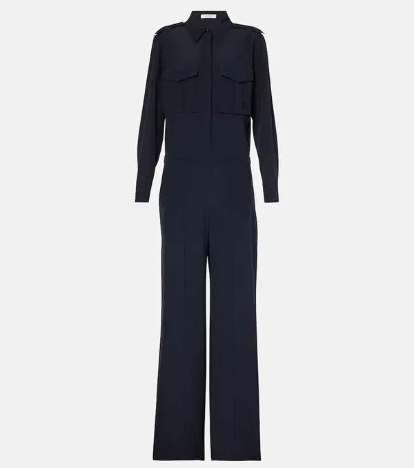 Dorothee Schumacher Satin Jumpsuit - Blue
