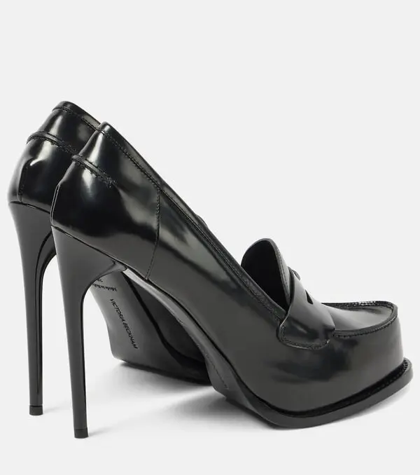 Victoria Beckham Leather Loafer Pumps