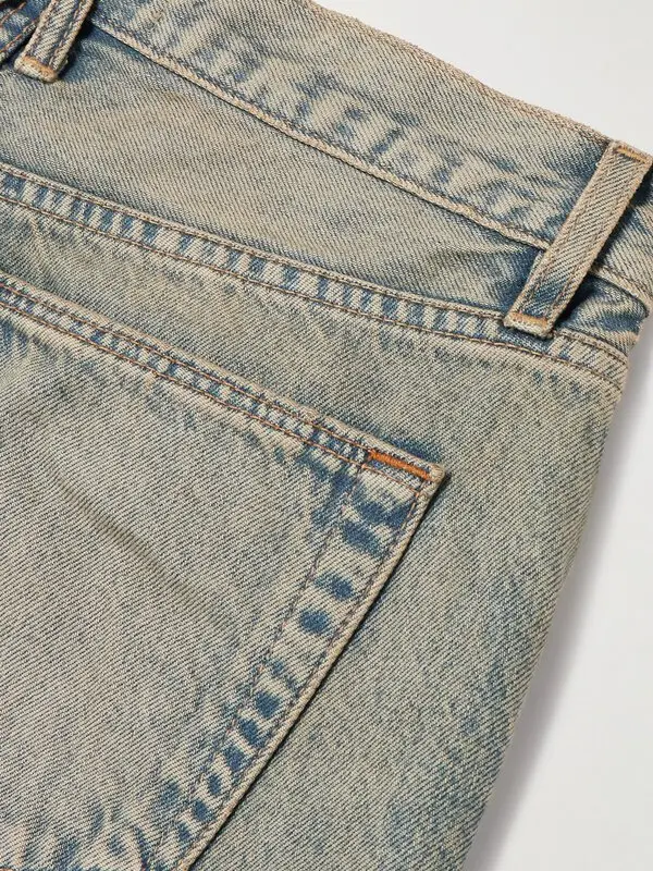 SLVRLAKE Mica Low-rise Wide-leg Jeans - Blue
