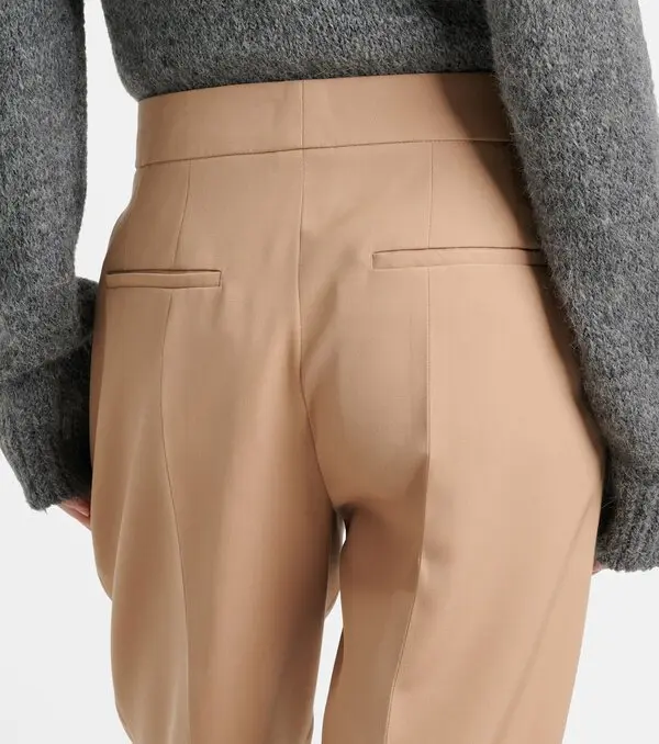 JIL SANDER Slim Fit Wool Trousers