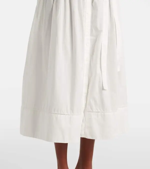 Ulla Johnson Belted Cotton Shirt Dress