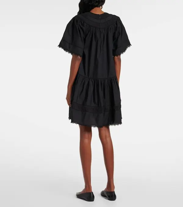 Ulla Johnson Scalloped Cotton Minidress