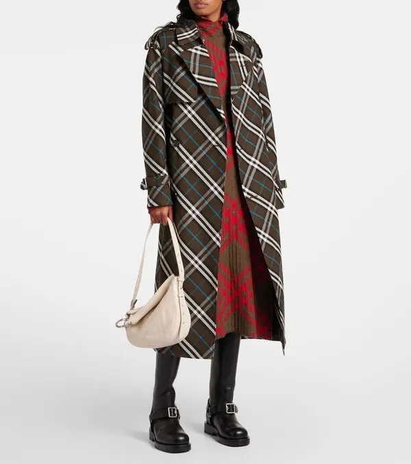Burberry Knight Small Leather Shoulder Bag